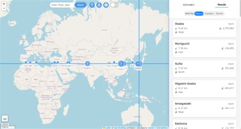 同じ経度・緯度の都市を発見できる面白いwebサービス 『latlon Connect』 Pcあれこれ探索