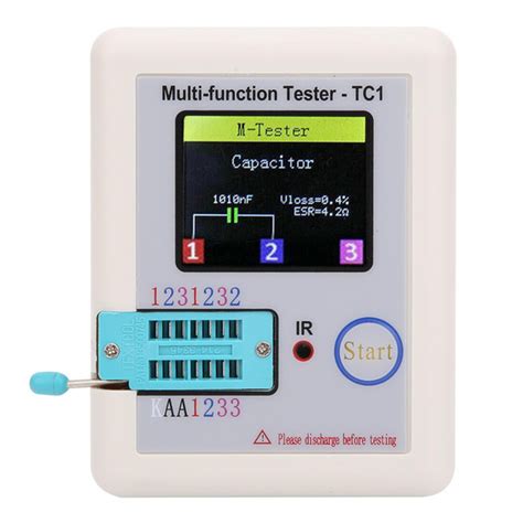 Tft Transistor Tester Engineering Plastic Display Screen For Diodes And Capacitor Wish