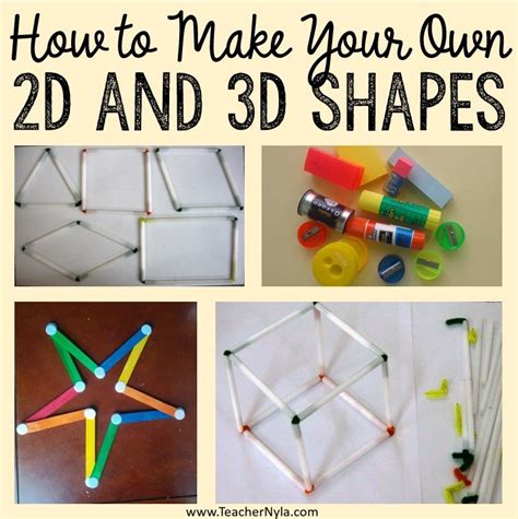 Making 2d And 3d Shapes Nylas Crafty Teaching