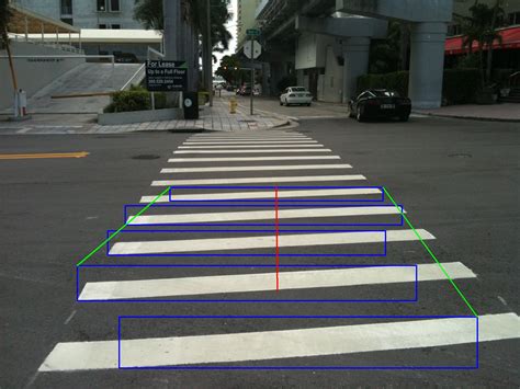 Crosswalk Detection In OpenCV Days Of Hacking Day