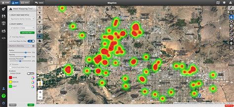 Guide To Geographic Heat Maps Types And Examples Maptive