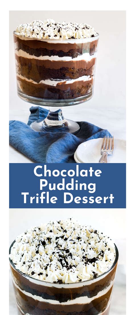 Chocolate Pudding Trifle Dessert Trifle Desserts Trifle Dessert