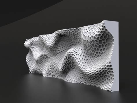 Parametric Wall Voronoi D Model D Printable CGTrader