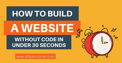How To Build A Website Without Code In Under Seconds Affiliate Corner