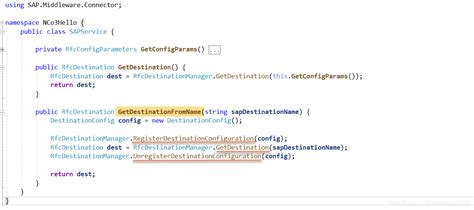 Sap接口编程之nco30 系列01 Rfcdestinationsapnco Csdn博客