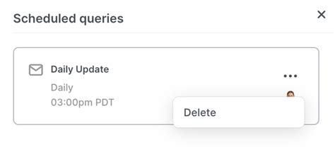 How To Schedule Queries