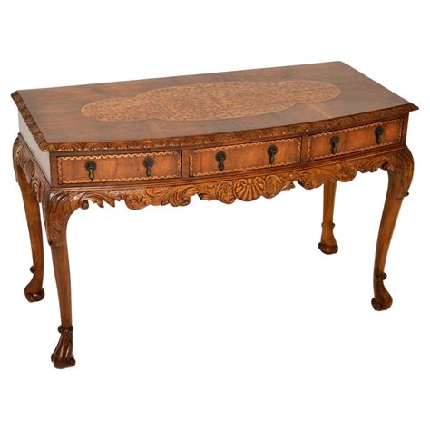 Indian Marquetry Carved And Inlaid Figural Peacock Side Table Circa