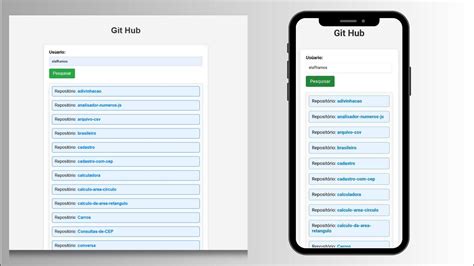 Crie Um Site Que Busca Repositórios Do Git Hub Com Html Css E