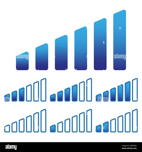 Signal Strength Indicator Template Wi Fi Wireless Connection Antenna Signal Strength Vector