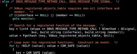 using emacs to monitor dbus random thoughts