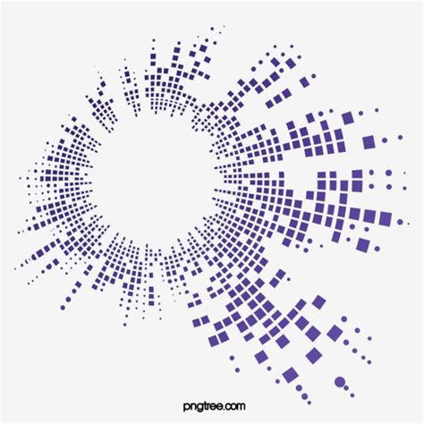 2 차원 디지털 빅 데이터 일러스트 경계 요소 라운드 방사선 보라색 Png 일러스트 및 Psd 이미지 무료 다운로드 Pngtree ポスターデザイン デジタル