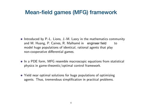 mean field games with applications speaker deck