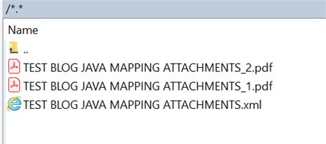 Sap Pipo Java Mapping Create Attachments Sftp Sap Community