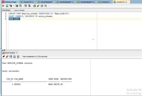 How To Create A Schema In Oracle Step By Step For Beginners