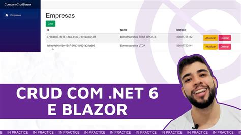 CRUD BLAZOR E NET YouTube