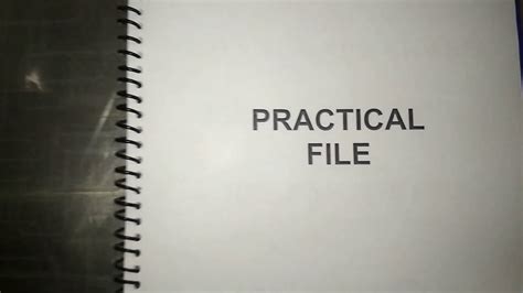 Class 12th Ip Practical File Of Information Practice Youtube