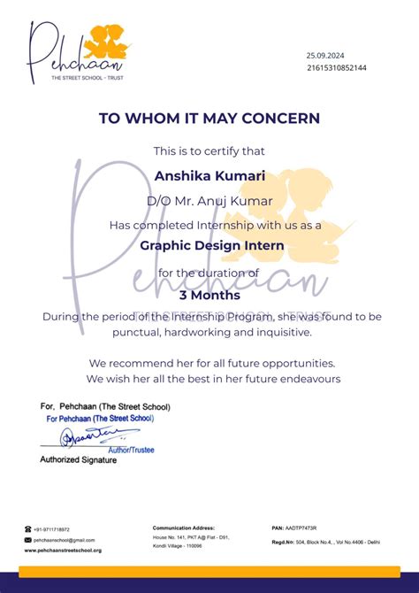 Anshika Kumari On Linkedin Graphicdesign Internship Pehchaan
