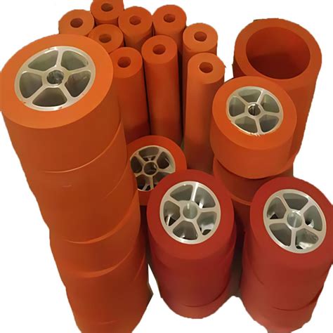 High Temperature Silicone Wheel Hot Stamping Rubber Wheel From China