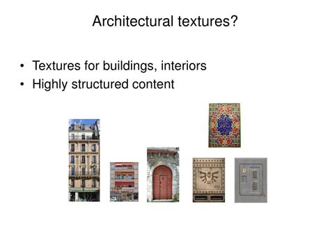 Ppt Data Driven Architectural Texture Mapping Powerpoint Presentation Id3681247