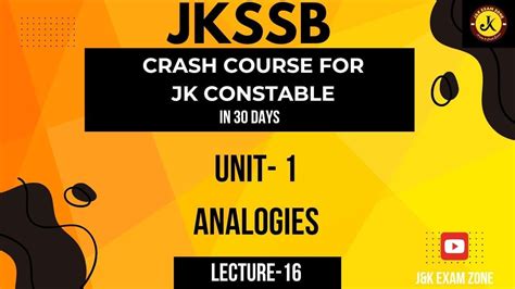 analogies part 1 reasoning 1000 questions jkssb exams class iv