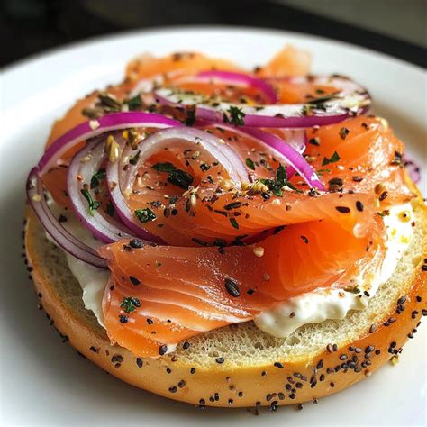 5 Minute Smoked Salmon Bagel Thats Heaven On A Plate Wilingga Recipes