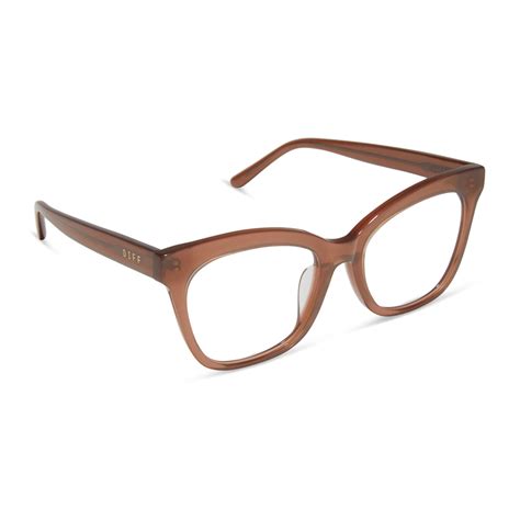 Winston Cat Eye Prescription Glasses Macchiato Diff Eyewear