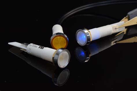 0275 Series ø10mm Sealed Ip67 Mini Round Indicators With Led Or Neon