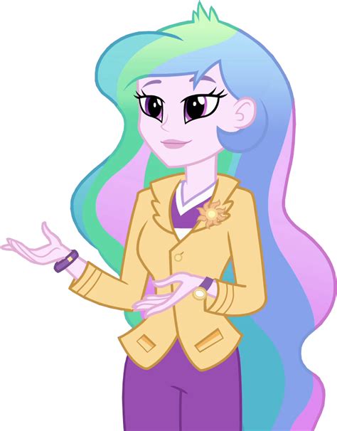 Principal Celestia Equestria Girls Vector By Belen02 On Deviantart