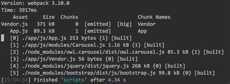 Javascript Vendor Js Generated By Webpack Not Working Gulp Watch Calls Webpack Bootstrap