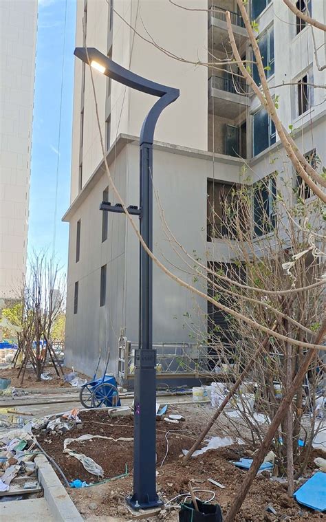 45w Smart City Modern Type Customized Function Wisdom Light Pole Lighting Pole And Led Smart Pole