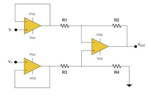 Solved Find Vout In Terms Of V Vand The Resistor Values Chegg Com