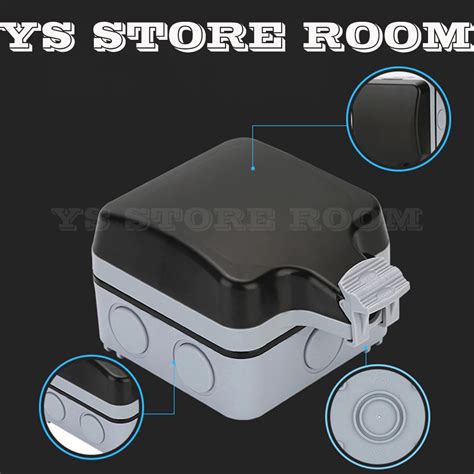 Ready Stock Heavy Duty Ip66 13a 1gang Weatherproof Socket Waterproof Socket Outdoor Switch