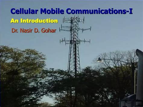 Ppt Cellular Mobile Communications I An Introduction Powerpoint Presentation Id6625213
