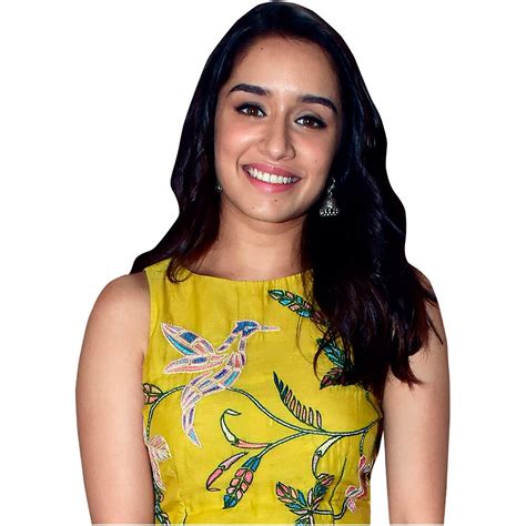 Shraddha Kapoor Yellow Dress Half Body Buddy Celebrity Cutouts