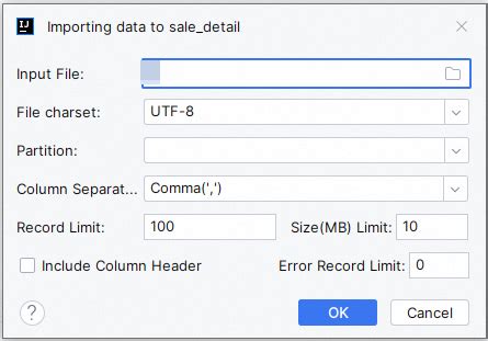 导入导出表数据 云原生大数据计算服务 MaxCompute 阿里云
