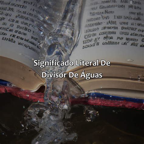 O Que Significa Divisor De água Librain