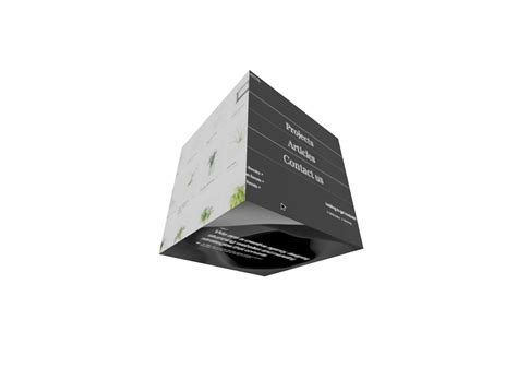 build a simple 3d animated cube using three js next js and framer motion