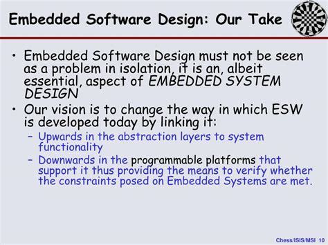 ppt design of embedded systems methodologies tools and applications