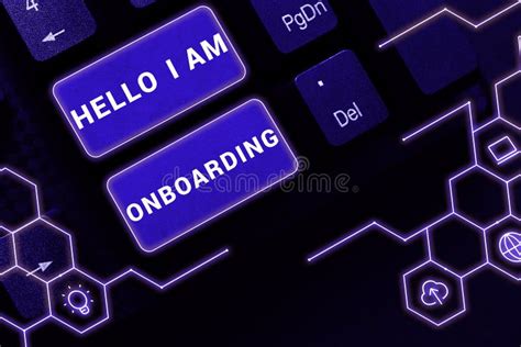 Text Showing Inspiration Hello I Am Onboarding Business Overview Action Process Of Integrating
