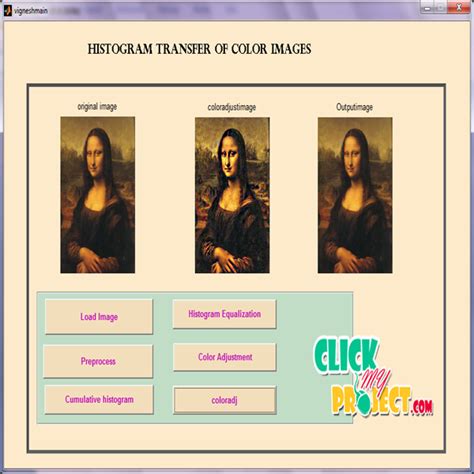 A Variational Model For Histogram Transfer Of Color Images Clickmyproject