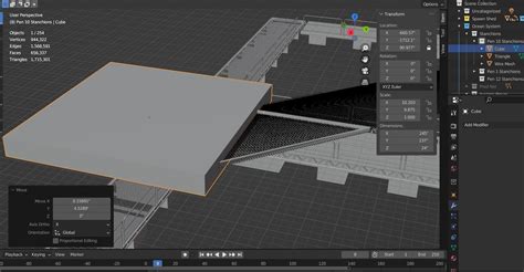 Trimming Up Grating With Boolean Mesh Disappears Rblenderhelp