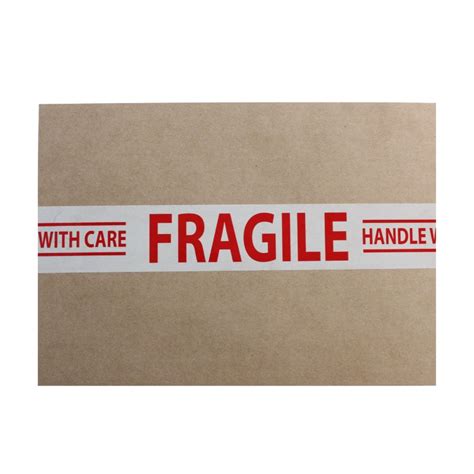 Fragile Packaging Tape 48mm X 100m Packaging Recyclers