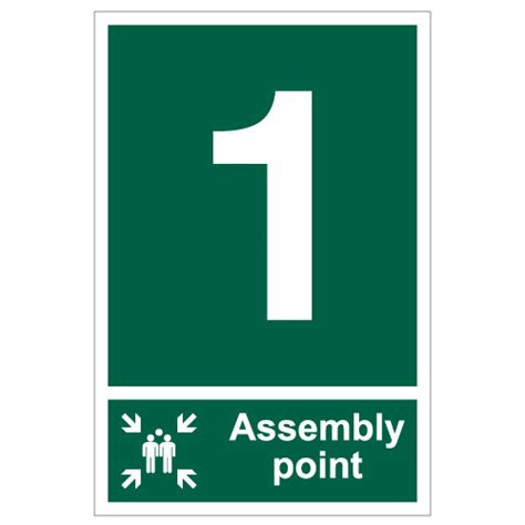 Assembly Point 1 Sign Assembly Point 1 Sign