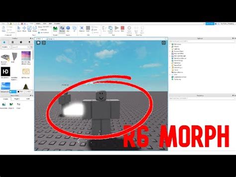 How To Make A R MORPH In Roblox Studio YouTube