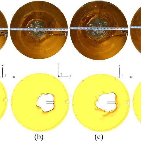 Comparison Slag Eye Of Experiment And Numerical Simulation With Download Scientific Diagram