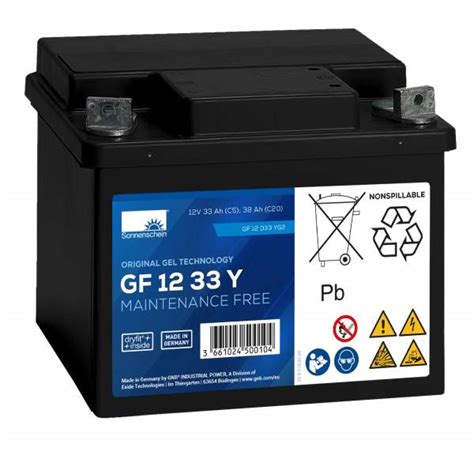 12v 38ah Sonnenschein Gel Battery Gf12033yg2 Batteries Direct