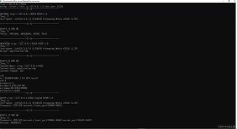 Rtsp服务器搭建rtsp协议实现 Csdn博客
