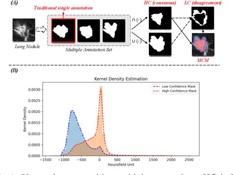 lung nodule segmentation and low confidence region prediction with