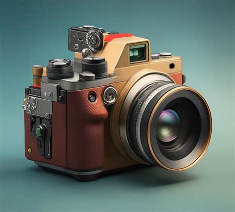 Premium Ai Image Modern Camera With Many Different Features
