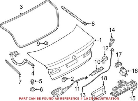 Genuine Oem Trunk Lock Actuator Motor For Bmw 51247383283 Ebay